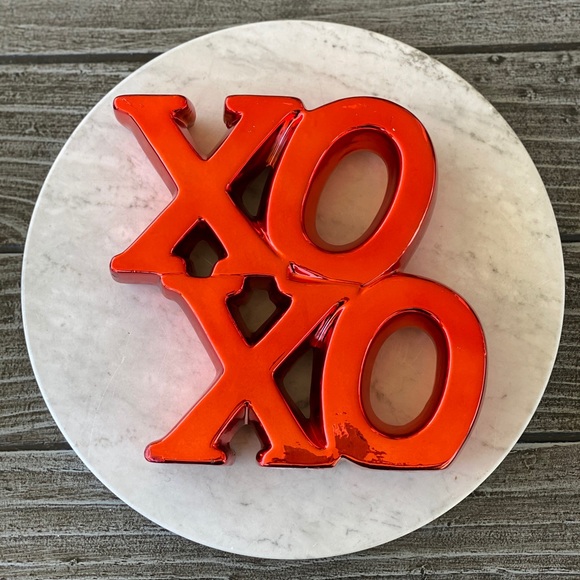 Boutique | Accents | Xoxo Red Love Handmade Ceramic Home Decor Accent ...